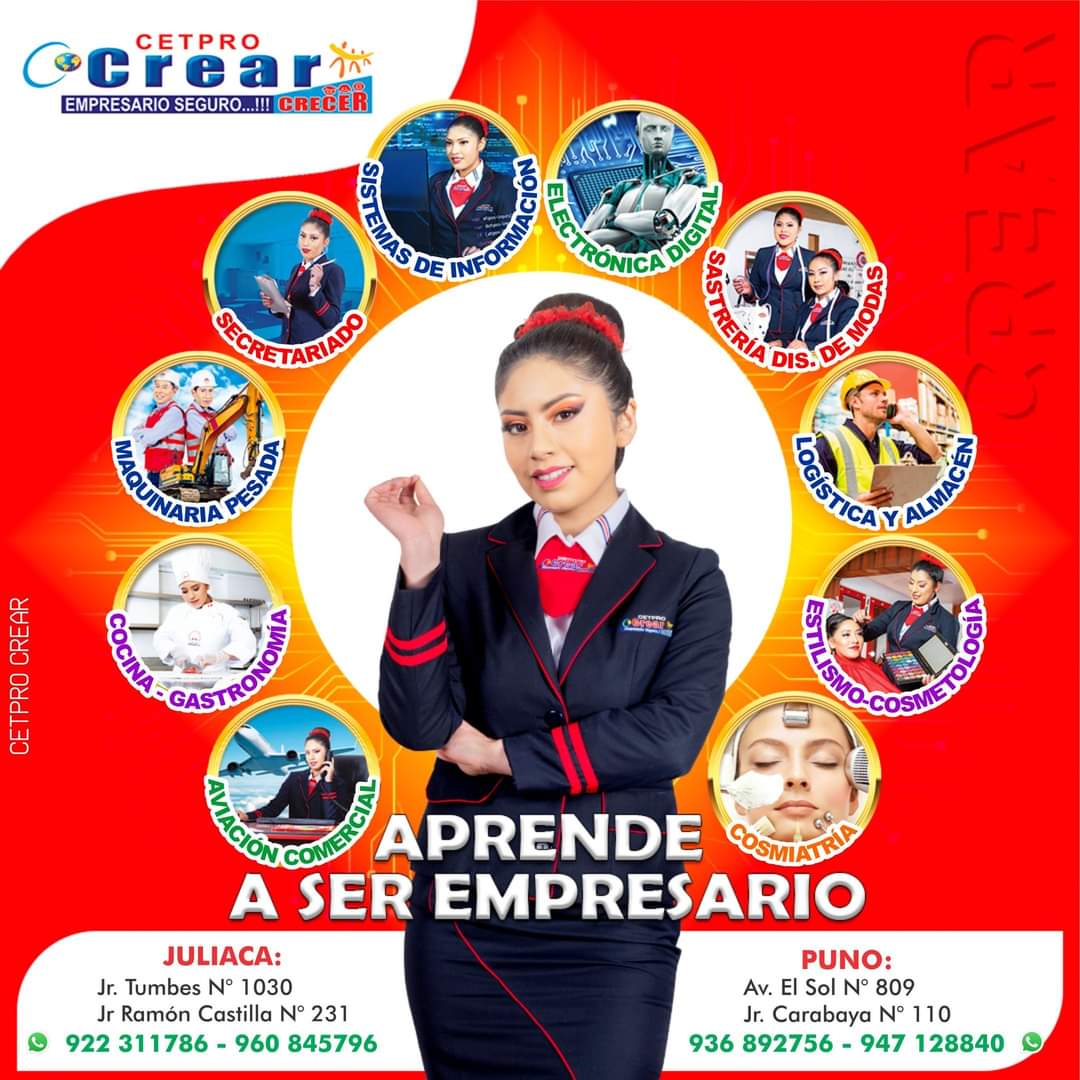 CETPRO CREAR - Aprende a ser empresario